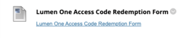 How to redeem your pin/access code to access to Lumen courseware